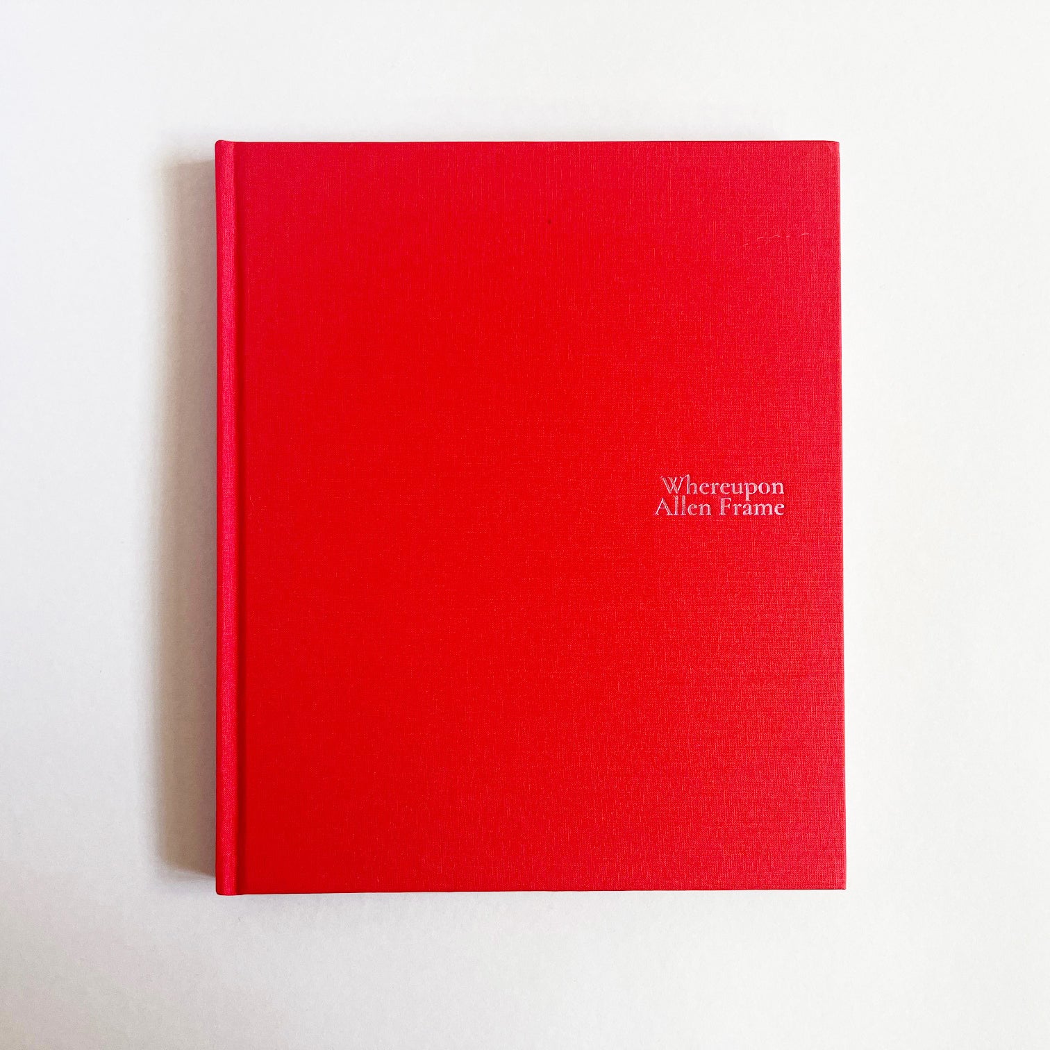 WHEREUPON BY ALLEN FRAME JUST RELEASED IN THE US – Palermo Publishing